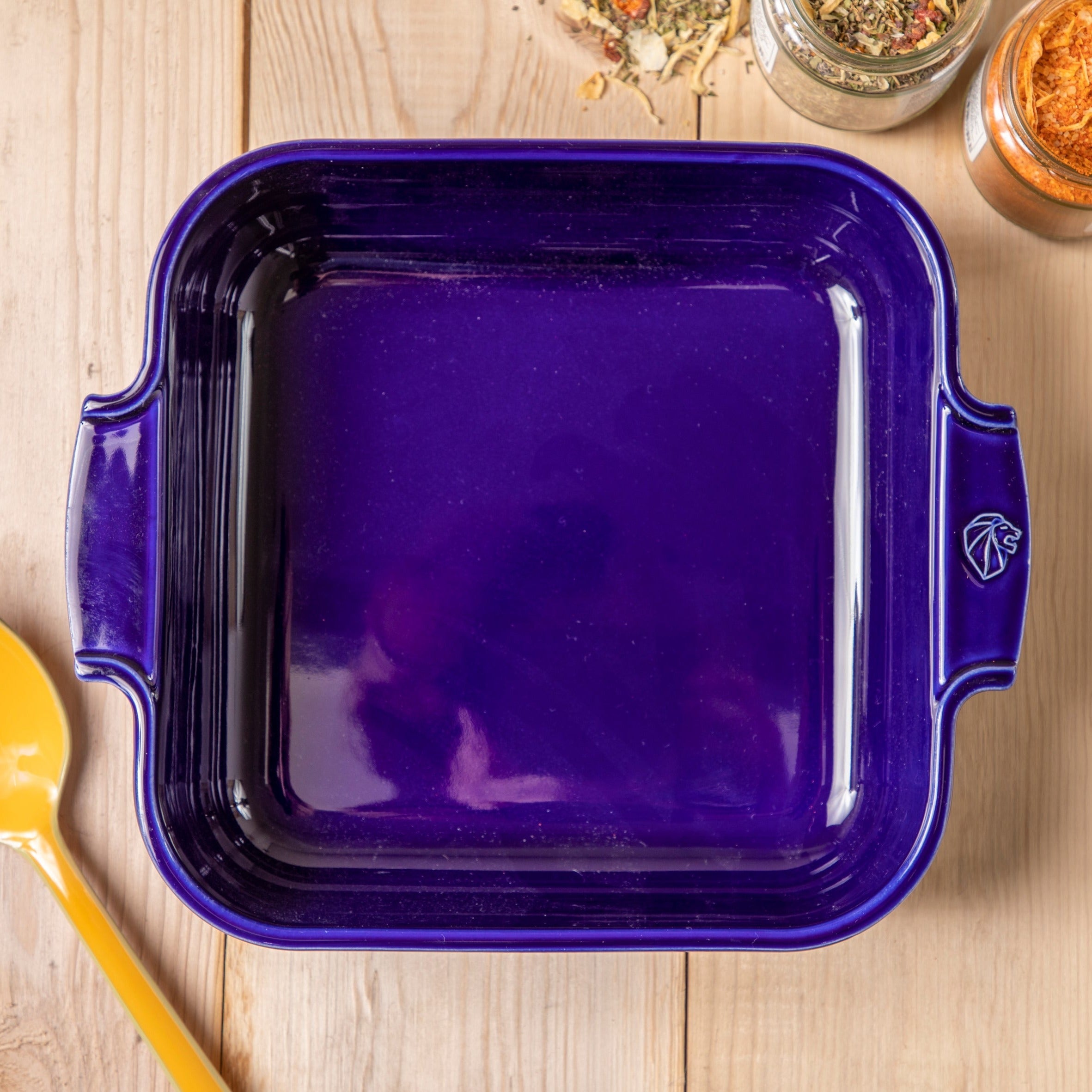 Peugeot Appolia Ceramic 14" Square Baker, Deep Blue – Le Marché Pop Up